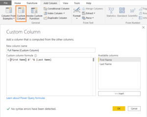 Power BI: Custom Column Vs Calculated Column | Power BI