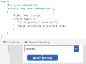 PowerApps Patch Function Uses And Examples | Power Apps