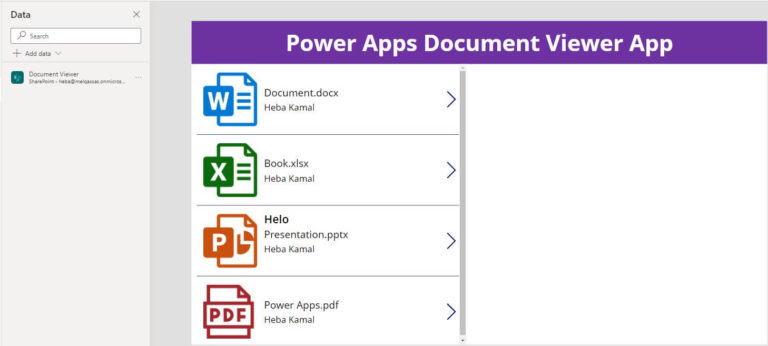 PowerApps Document Viewer: View Word, Excel, PDF & PowerPoint Files In Power Apps | Power Apps