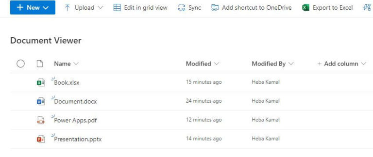 Powerapps Document Viewer View Word Excel Pdf And Powerpoint Files In 9304