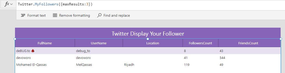 PowerApps Twitter Connector Full Tutorial: 10 Functions | Power Apps