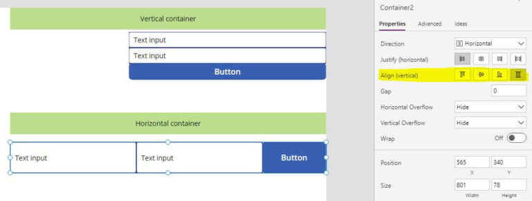 PowerApps Container Control Best Practice