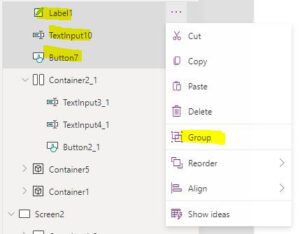 PowerApps Container Control Best Practice