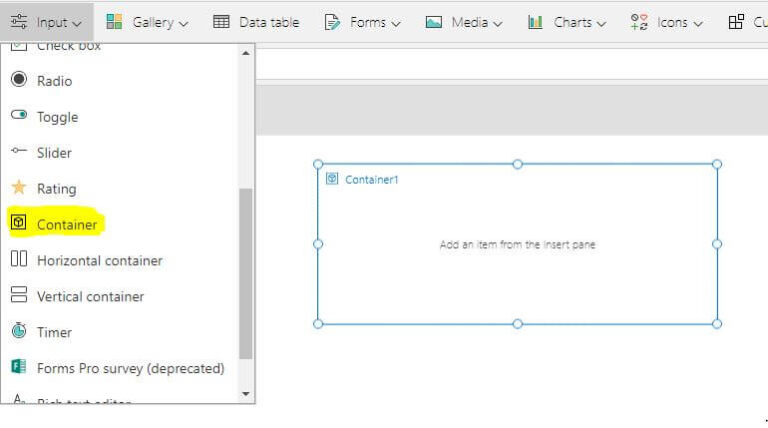 PowerApps Container Control Best Practice