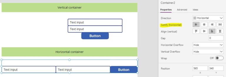 PowerApps Container Control Best Practice