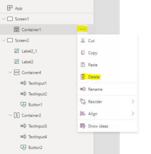 PowerApps Container Control Best Practice