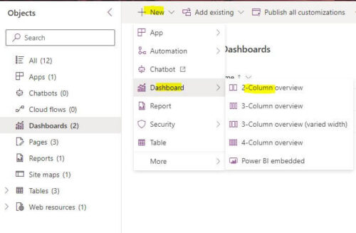 Embed Canvas App On A Model Driven App Dashboard
