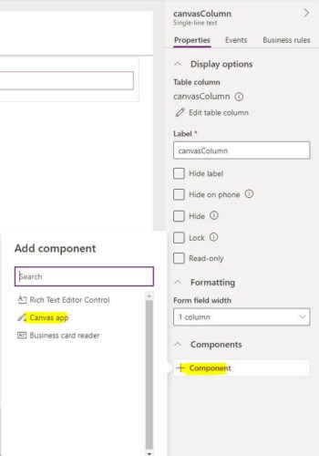 Power Apps Embed Canvas App In Model Driven App Form