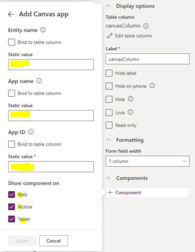 Power Apps Embed Canvas App In Model Driven App Form