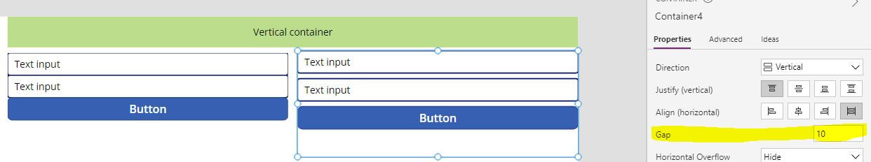 PowerApps Container Control Best Practice