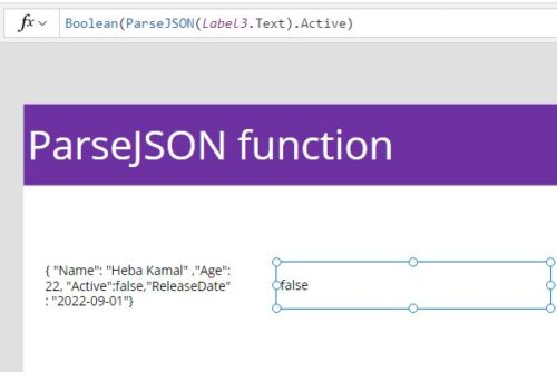 PowerApps Parse JSON Examples | Power Apps