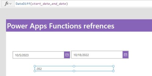 How To Use PowerApps DateDiff Function? | Microsoft Power Platform