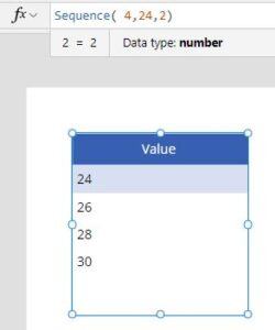 How To Use Sequence Function In PowerApps? | Power Apps
