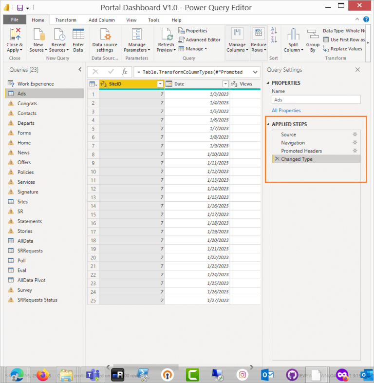 Power BI: Loading Blocked By Failures With Other Queries | Microsoft ...