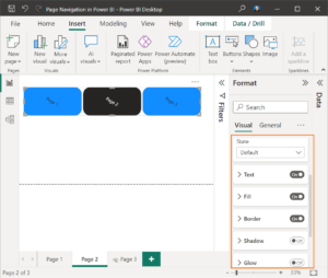 Custom Page Navigation in Power BI – Power Platform Geeks