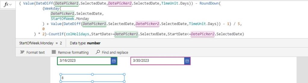 PowerApps Business Days Between Two Dates Power Platform Geeks