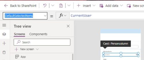 Set Combo Box Default To Current User And Save In Sharepoint List Person Column Microsoft