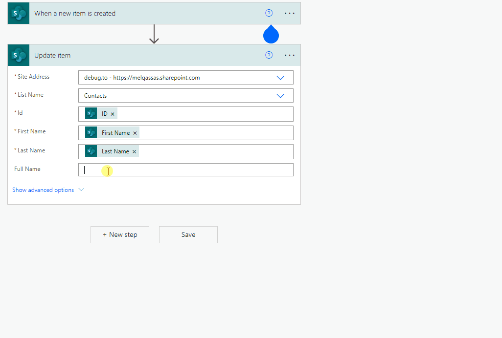 Power Automate Get Column Value In Expression DeBUG to