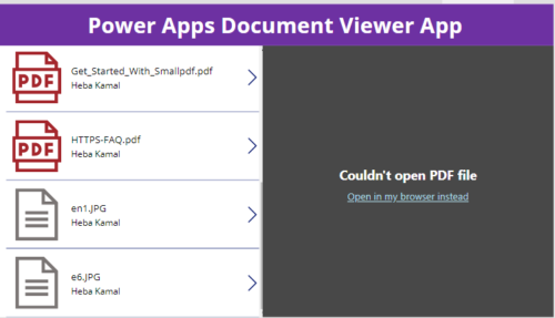 Powerapps Document Viewer View Word Excel Pdf And Powerpoint Files In Power Apps Power Apps