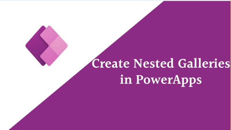 Working With PowerApps Nested Gallery Control | Power Apps