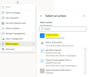 Call Power Automate Flow From Power Virtual Agent | Power Virtual Agent