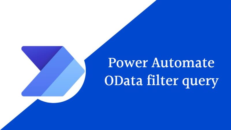 Odata Filter Query Power Automate In Sharepoint Get Items Power Automate 