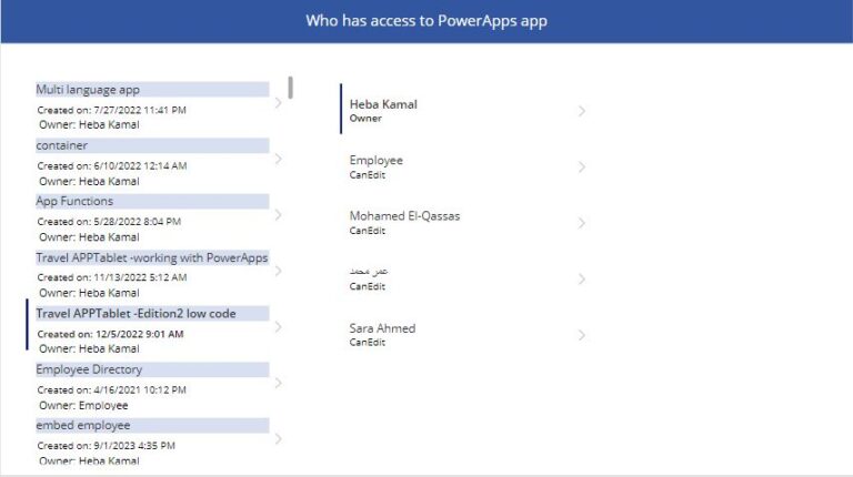 PowerApps List All Users Access To PowerApps App | Power Apps