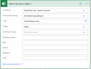 How To Insert Data Into An Excel File Using Power Automate | Microsoft ...